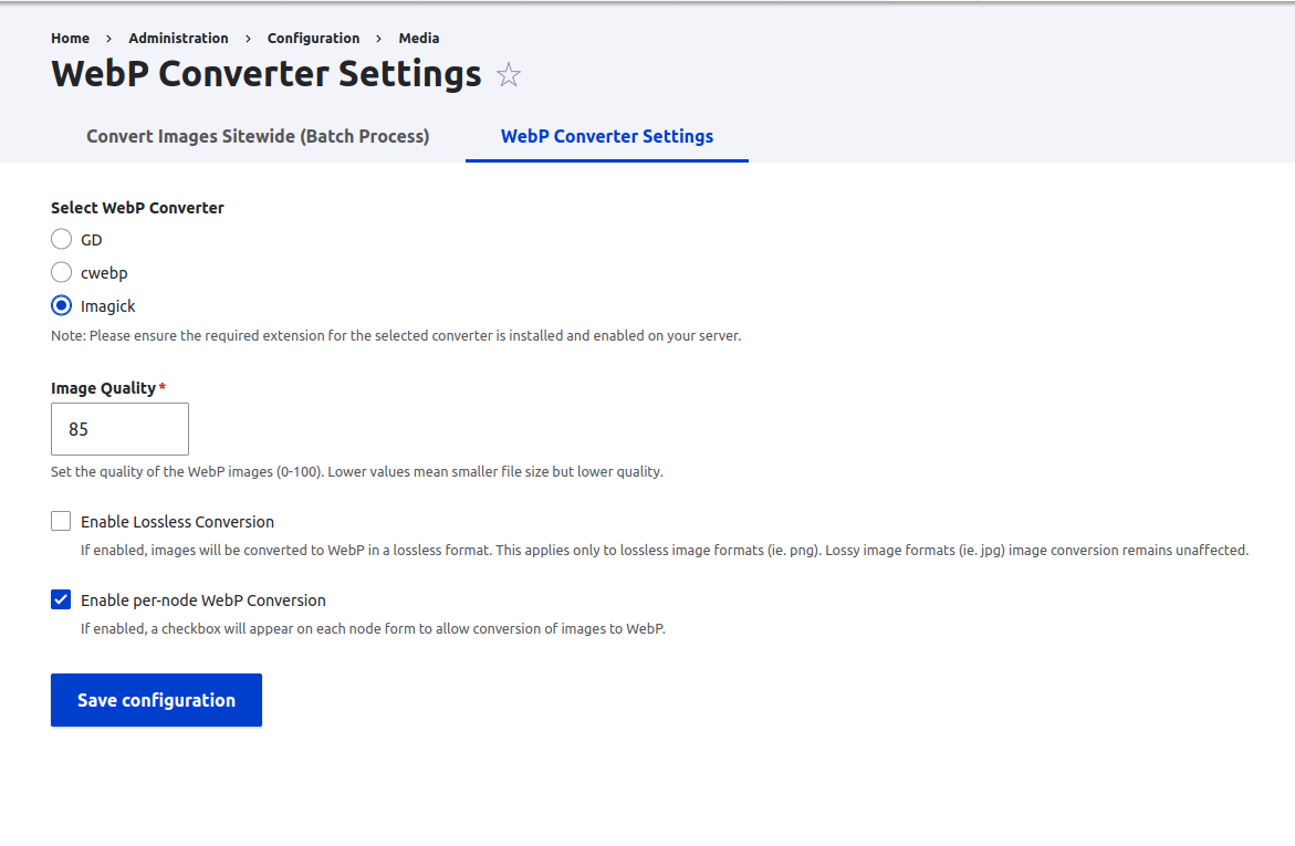 Webp Image Converter | Drupal.org